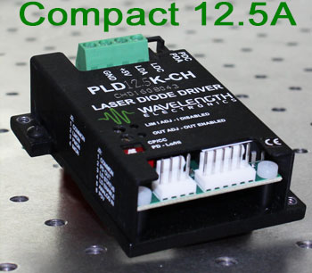 Compact Linear Laser Diode Driver to 12.5 A – Wavelength Electronics