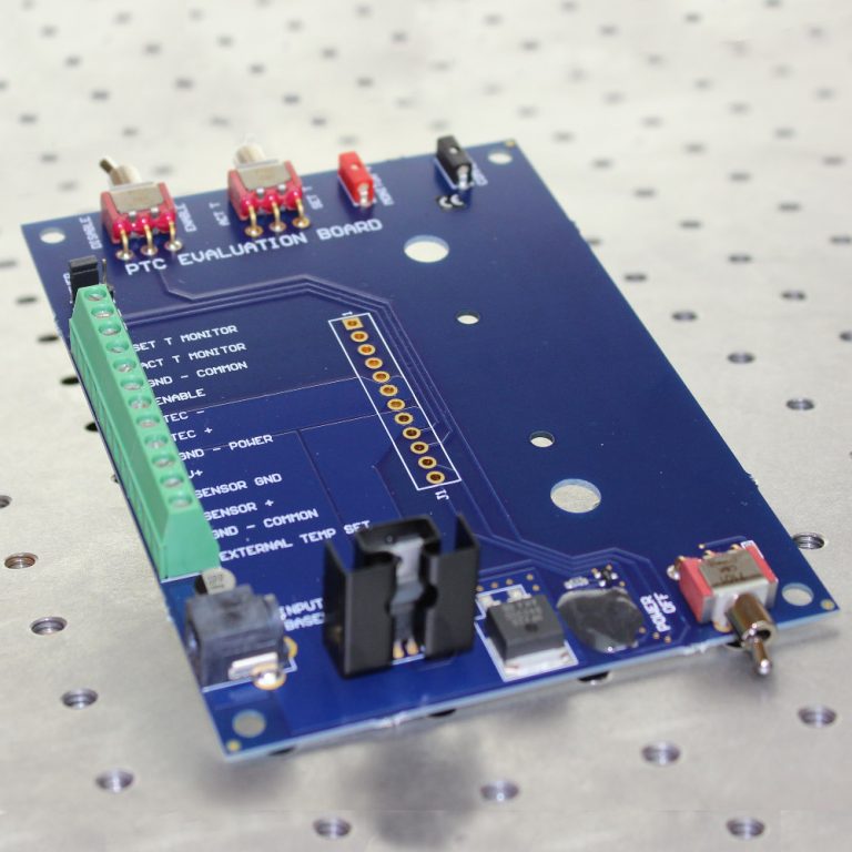 PTCEVAL Evaluation Board for PTC PCB Series – Wavelength Electronics