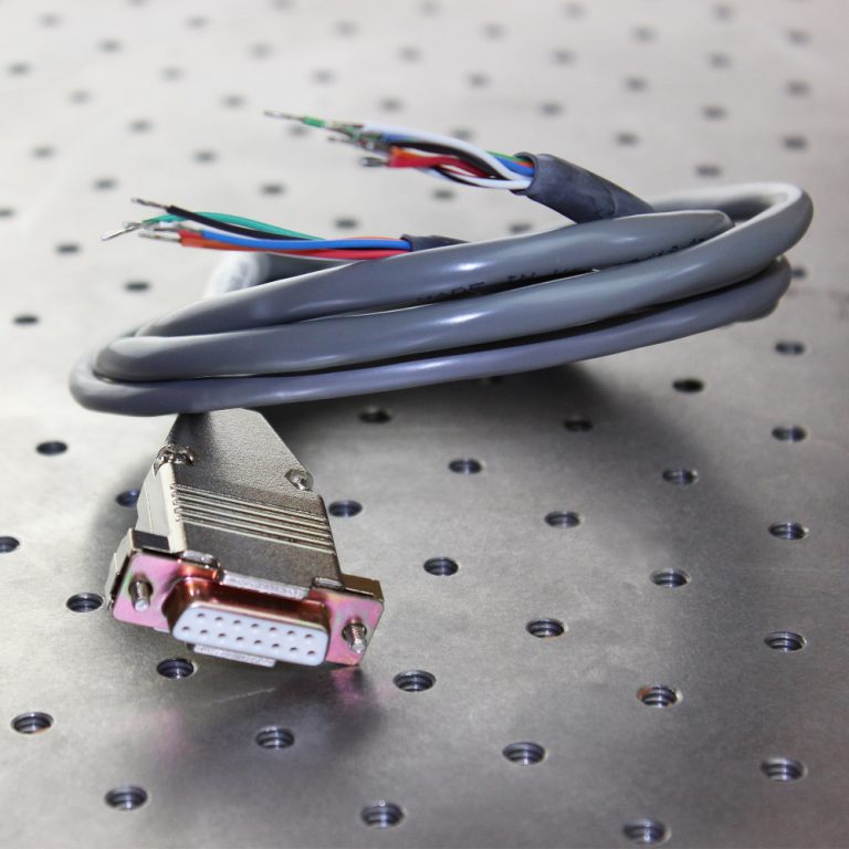 WCB101 MPT Cable, DB15F/Unterminated – Wavelength Electronics