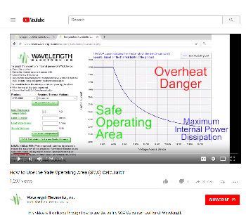 NEW VIDEO: How to Use the SOA Calculator – Wavelength Electronics